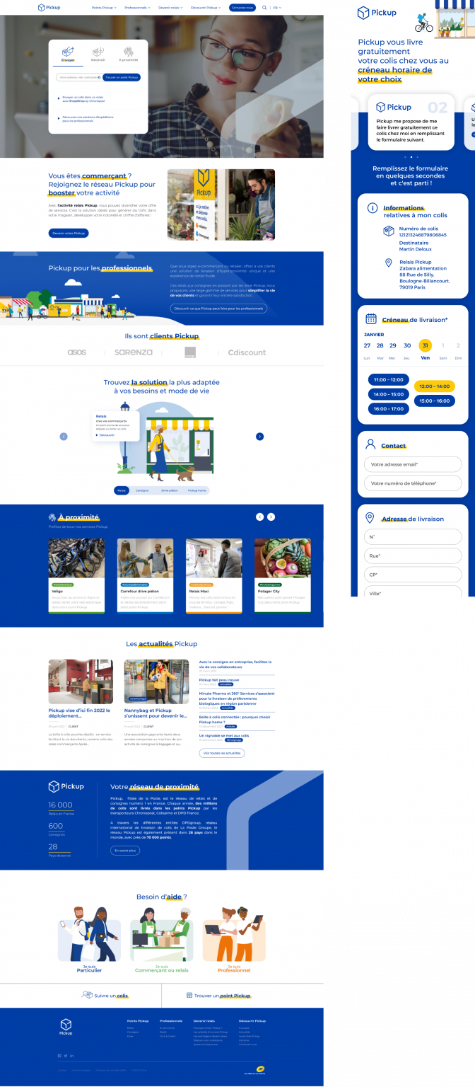 Groupe La Poste : services de livraisons Pickup, Mr.Pasha - AUplaisir ...